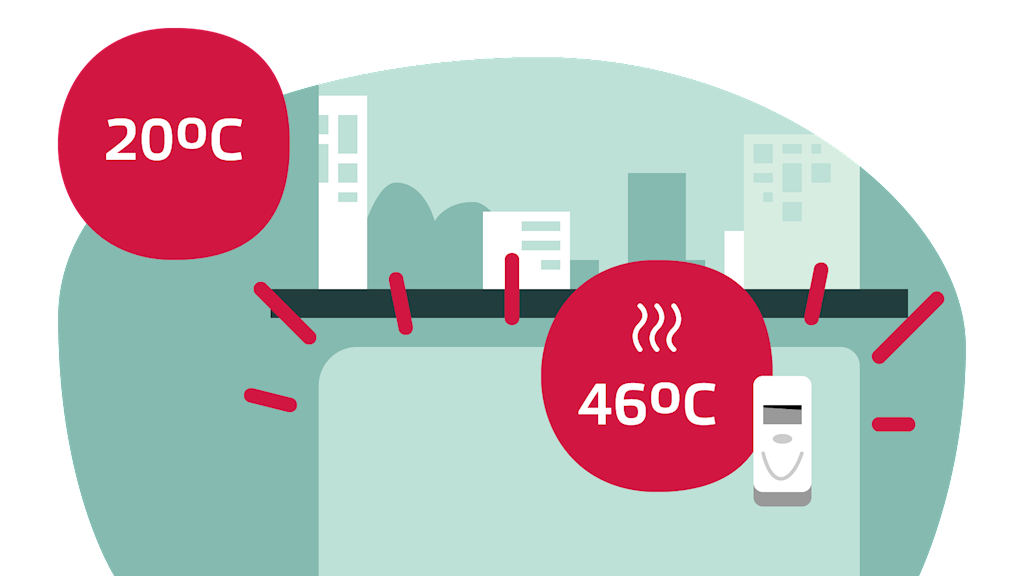 Warmte via blokverwarming